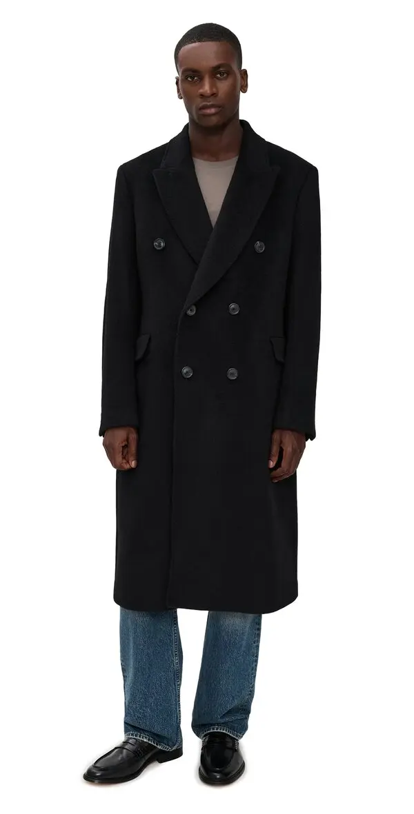 Our Legacy Whale Coat - Black Hairy Wool | Editorialist